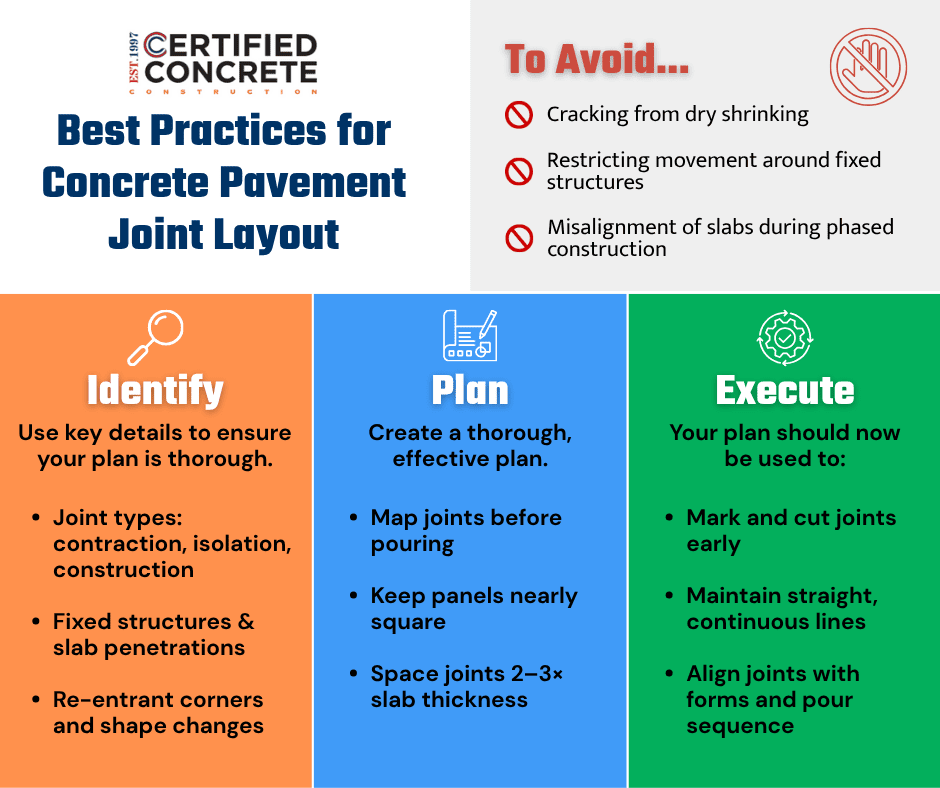 Best Practices for Concrete Pavement Joint Layout | CCC